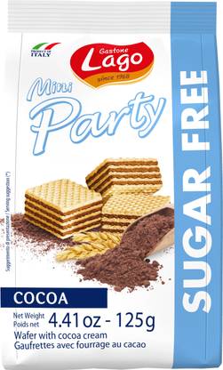 LAGO Mini-Party Wafer-Cocoa Sugar Free (Pack of 2) Wafers Price in ...