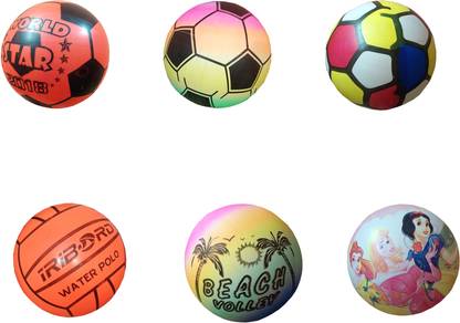 ऑटोविपर Pack of 6 Very Light Weight Rubber Handball for Small Kids ...