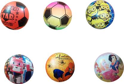 AutoVHPR Pack of 6 Very Light Weight Rubber Handballs for Small Kids ...