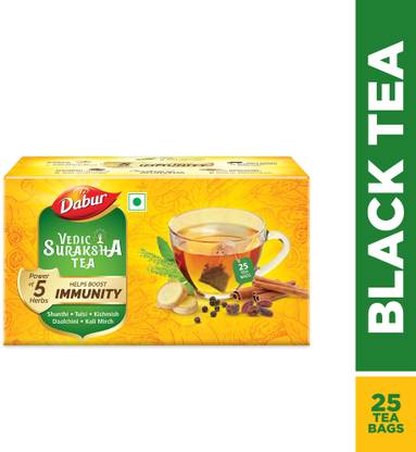 Dabur Vedic Suraksha Herbal Infusion Tea Bags Box Price in India - Buy ...