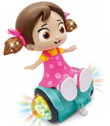 Haulsale Rotating Bump N Go Musical Dancing Girl Doll With Flashing ...