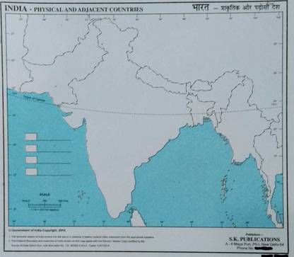 physical map practice 100 pcs Paper Print - Educational posters in ...
