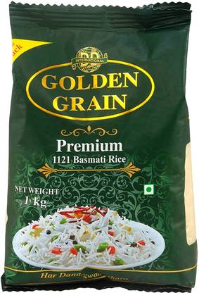Golden Grain Premium Basmati Rice|Biryani/ Pulao Basmati Rice for Home ...