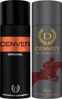 DENVER Original and Rider Combo Deodorant Spray - For Men - Price in ...