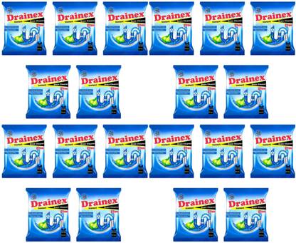 Drainex instant rapid action drain cleaner pack of 20 Powder Drain ...