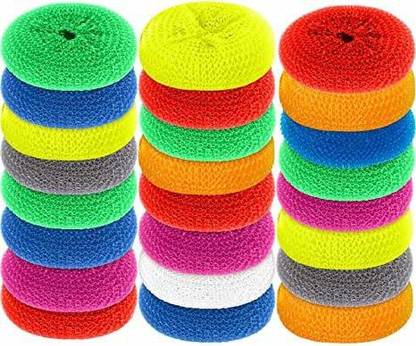 WHITEIBIS Nylon Plastic Scrubber, Bartan Juna, Dish Wash and for ...