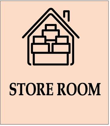 VVWV STORE ROOM SIGN STICKER Emergency Sign Price in India - Buy VVWV ...