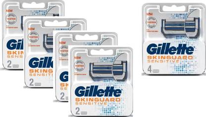 Gillette Skin Guard Sensitive Blades Pack Of 5 - Price in India, Buy ...