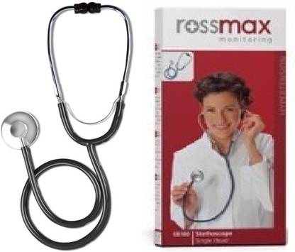 Rossmax Aluminum Chest Piece EB100 Stethoscope (Black) Acoustic ...