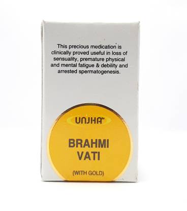Unjha AyuHeal Brahmi Vati (with gold) -25 Tablets Price in India - Buy ...
