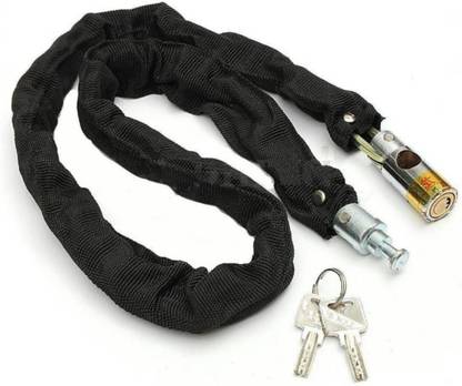 RESHNE Bike Motorcycle High & Heavy Quality Helmet Lock & Chain Lock ...