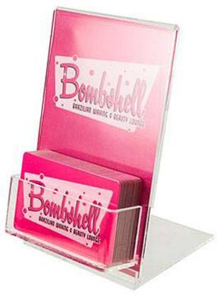 Satya Clear Acrylic Display Stand Tent Card Holder, A6 Portrait Size ...