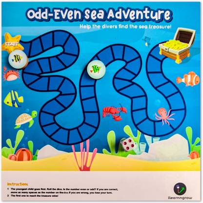 ilearnngrow Odd Even Party & Fun Games Board Game - Odd Even . shop for ...