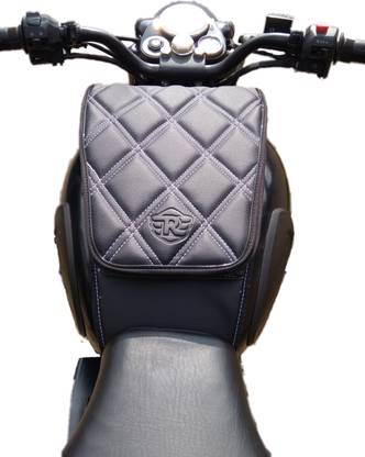 TURISMO ROYAL ENFIELD BULLET CLASSIC TANK COVER BLACK COLOUR Strap ...