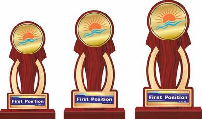 DELTA 1st,2st and 3st Sun Price Logo With Wooden Memento & Wooden Base ...