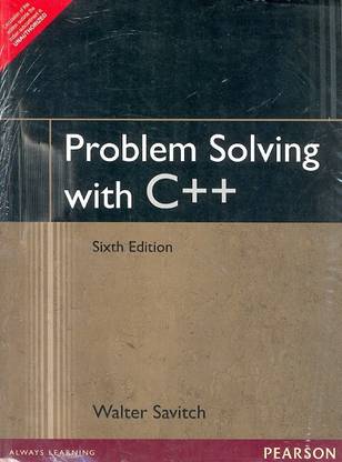 Problem Solving with C++: Buy Problem Solving with C++ by Savitch Walter J. at Low Price in ...