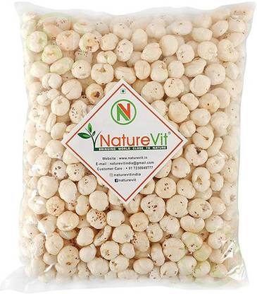 Nature Vit Phool Makhana - 500g | Lotus Seeds| Gorgon Nut Puffed ...