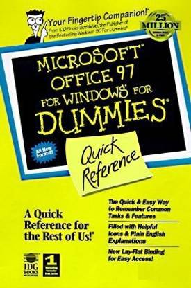 Microsoft Office 97 for Windows 95 for Dummies Quick Reference: Buy ...