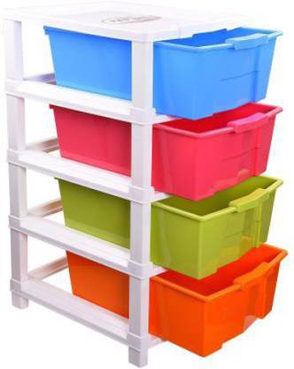 Flipkart.com | wired wind 4 Compartments ABS plastic modular drawer ...