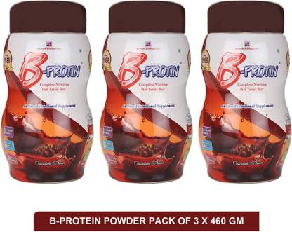 B-Protin Powder Chocolate Flavour | Immunity booster(pack of 3)460g ...