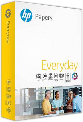 Flipkart.com | HP Everyday 80 GSM Unruled A4 80 gsm A4 paper - A4 paper