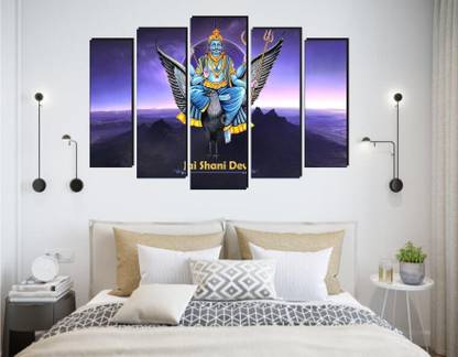 balkrishna wall stickers 68 cm shani dev wall sticker 3d god Self ...