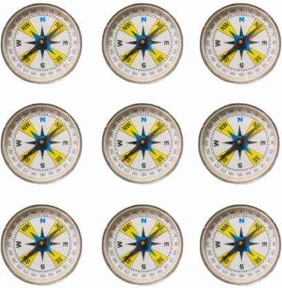 Scienco Compass(5cm dia),Pack of 9,With NSEW markings Compass - Buy ...
