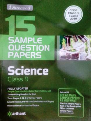 15 Sample Question Paper Science Class 9th Cbse: Buy 15 Sample Question ...