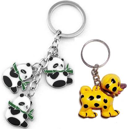 kd collections KD-163A- Combo of Kung Fu Panda Keychain & Dog Keychain ...