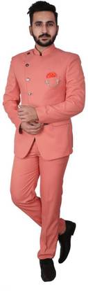 PK GARMENTS Men Partywear Fancy Coat Pant Set Solid Sherwani Price in ...