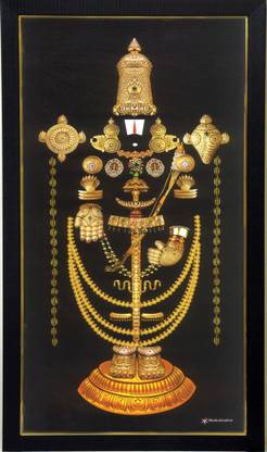 101Temples Abarana Venkateswara Swamy God Photo Religious Frame Price ...