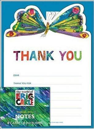 Eric Carle: Thank You Notes: Buy Eric Carle: Thank You Notes by Carle ...