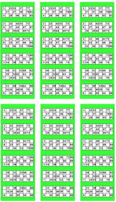 TEFARAH DECOR TAMBOLA/HOUSIE TICKETS/SUPERIORQUALITY/ 6 BOOKS/3600 ...