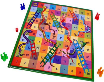 Haulsale Ingenious Ludo Snakes 'N' Ladders Board Game Party & Fun Games Board Game Party & Fun ...