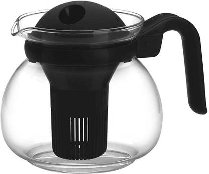 TREO 1.5 L Glass Tea Carafe Round With Strainer, 1500 ml Price in India ...