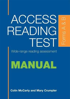 Access Reading Test: Manual: Buy Access Reading Test: Manual by McCarty ...