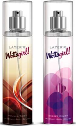 LAYER'R Wottagirl Combo 2 Vanilla Twist;Secret Crush Body Mist - For ...