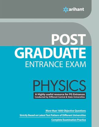 Post Graduate Entrance Examinations Physics: Buy Post Graduate Entrance ...