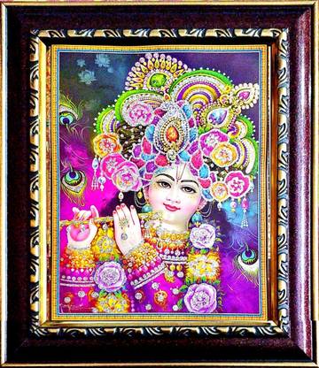 SUNINOW Lord krishna photo frame Religious Frame Price in India - Buy ...