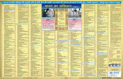 Bharat Ka Sanvidhan (Wall Chart) Paper Print - Pranay, Pillewan posters ...