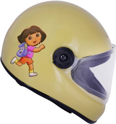Western Era Stylish Explorer Dora Sticker Full Face Helmet for Kids ...