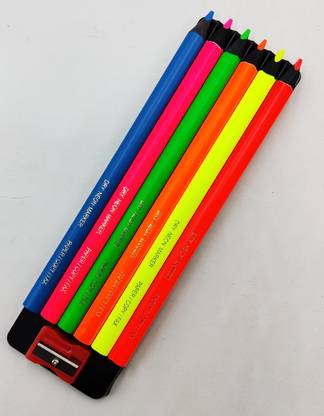 Flipkart.com | XINGLI Art Highlighter pencil Round Shaped Color Pencils