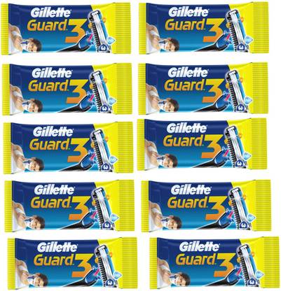 GILLETTE Guard 3 Blade shaving razor cartridge - Price in India, Buy ...