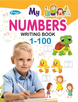Numbers 1-100 Writing With Picture, Practice Book For Kids: Buy Numbers ...