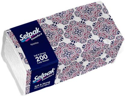 Selpak Facial Tissue Refill Pack for Box 2ply 200sheets - Price in ...