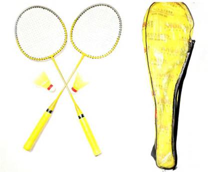 AT COLLECTION BADMINTON RACKET WITH A PAIR OF SHUTTLE COCK Badminton ...