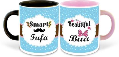whats your kick Fufa and Bua Inspired Black & Pink Inner Colour Set of ...