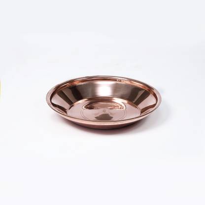 FeRUS Copper Pooja Plate/ Tamhan 9 Inch For Pooja Copper Price in India ...