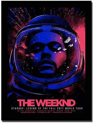The Weeknd Music Poster, The Weeknd Lyric poster, Xo Poster, heartless ...