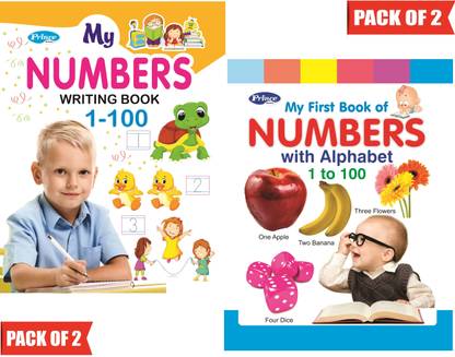 My First Book Of Numbers With Alphabets 1 To 100 Book For Kids, Numbers ...